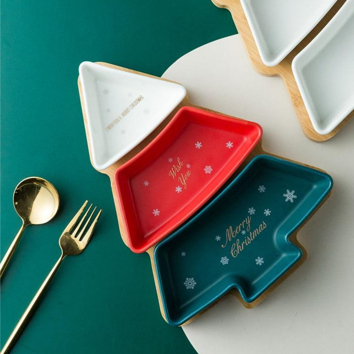 Christmas Tree Snack Tray – Raku Decor